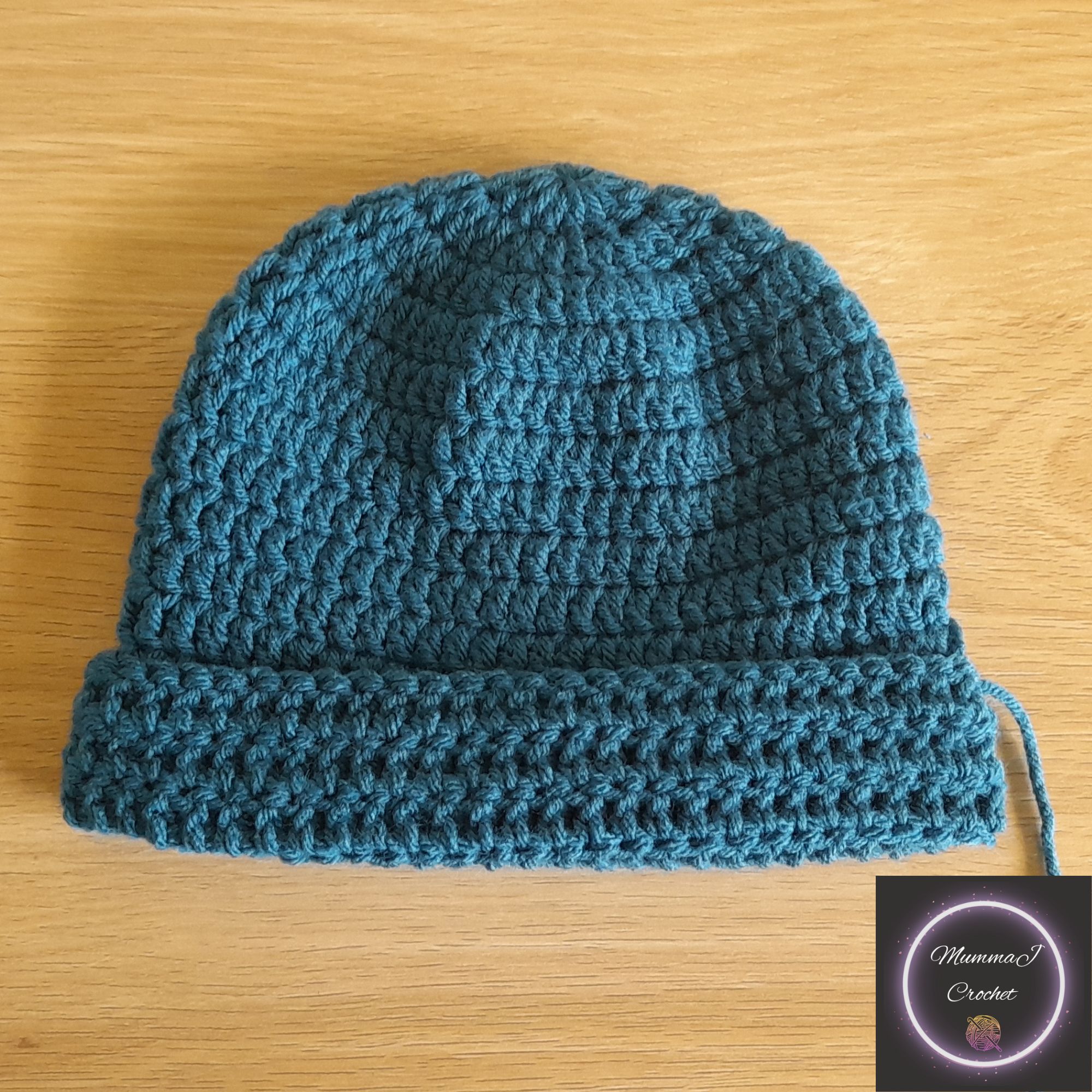 Crochet Simple Newborn Beanie – MummaJ Crochet