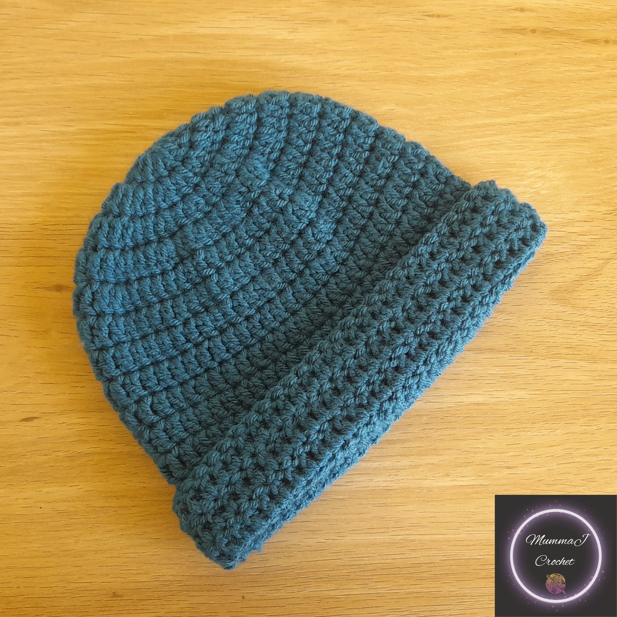 Size Teen/Small Adult Simple Crochet Beanie – MummaJ Crochet